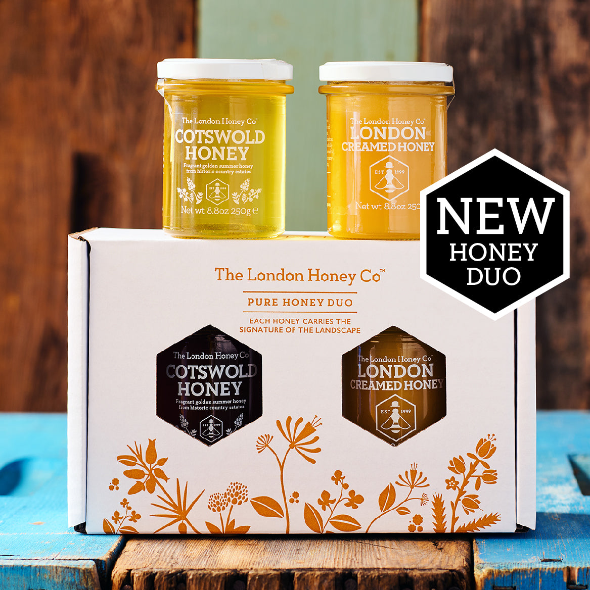 BRITISH HONEY DUO London Creamed & Cotswold — London Honey Co.